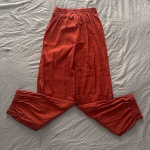 Pants & Jumpsuits | Rust Brown Tapered Pants | Poshmark